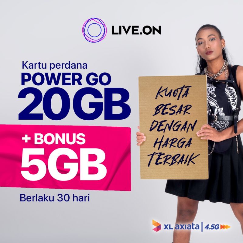 Jual Perdana Internet Live On 20 Gb 30 Hari | Shopee Indonesia