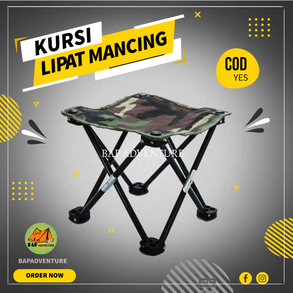 Jual KURSI LIPAT OUTDOOR HIKING KURSI LIPAT MANCING CAMPING KEMPING ...