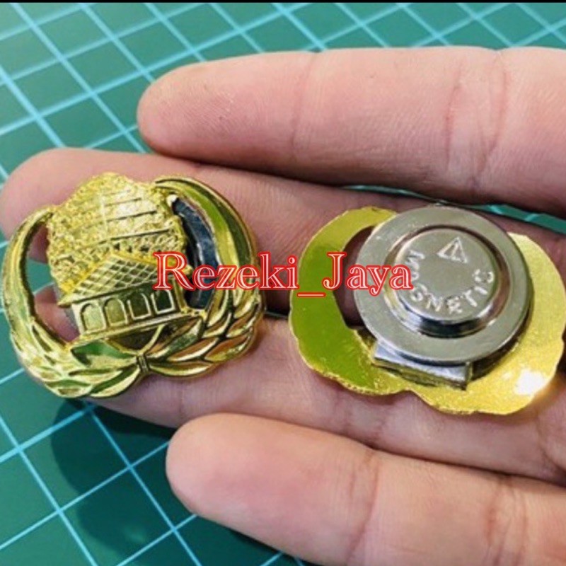 Jual PIN KORPRI MAGNET 3CM IMPORT SEPUH EMAS ORIGINAL BANGKOK | Shopee ...