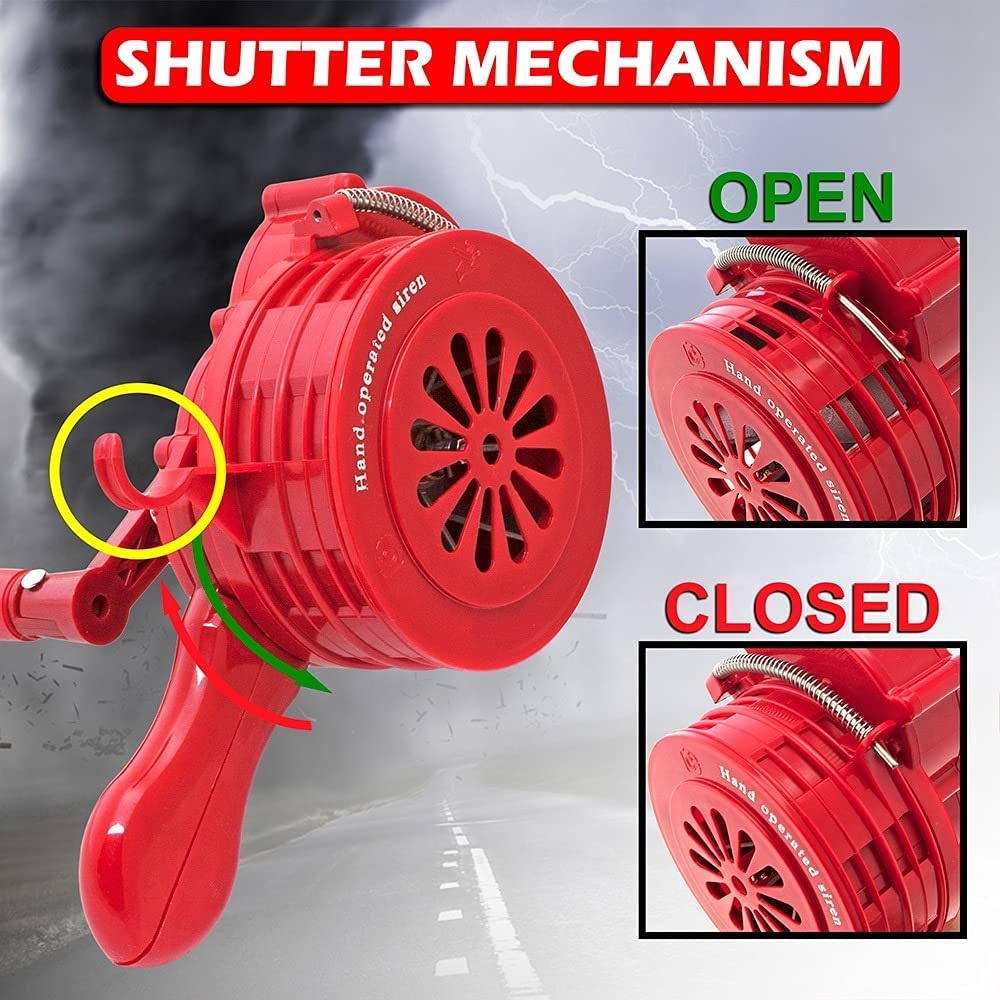 Jual siren hand crank plastic emergency alarm,sirine darurat manual ...