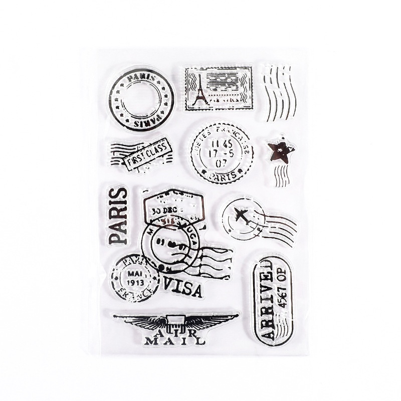 Jual [HARU] Stempel Silikon Transparan DIY Stamp Transparent Silicone ...