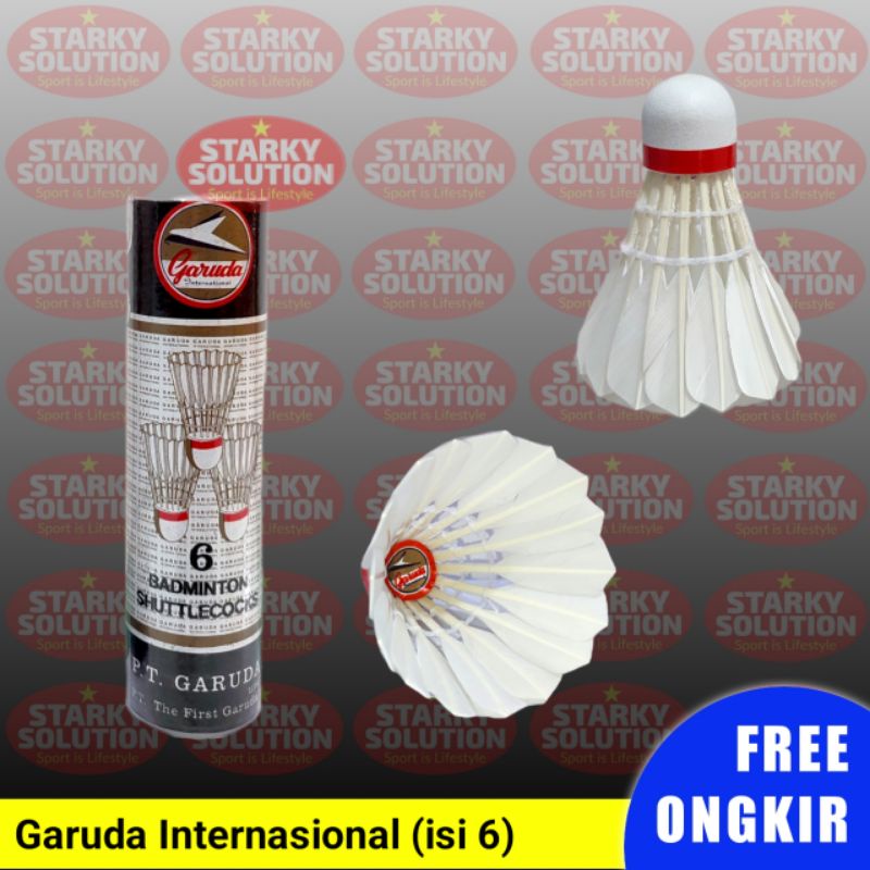 Jual Shuttlecock GARUDA INTER isi 6 Kock Kok Bulutangkis Badminton ...