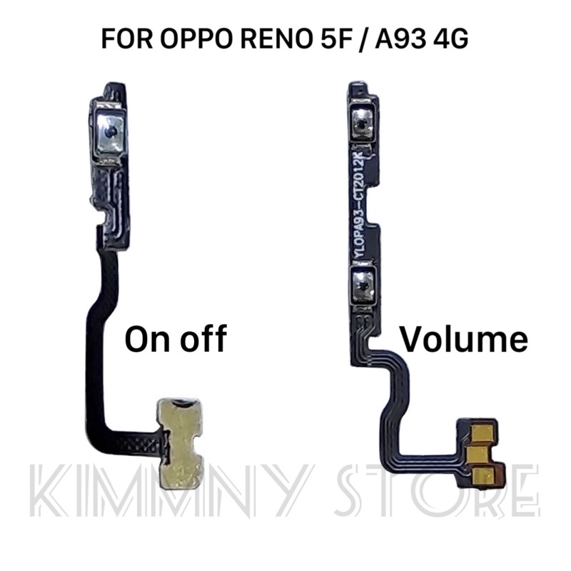 Jual FLEXIBLE FLEKSIBEL FLEXIBEL ON OFF VOLUME RENO 5F / A93 4G Original | Shopee Indonesia