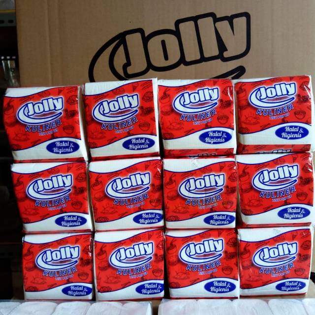 Jual Tissue makan Jolly pop up 90 gr/ kemasan ekonomis tisu jolly pop ...
