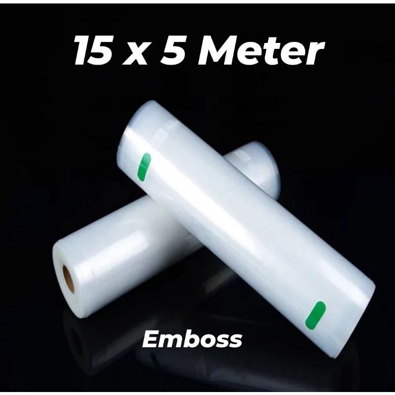 Jual Plastik Vacuum Roll Embos 15 x 5M. Bertekstur 5Meter Vacum Makanan ...