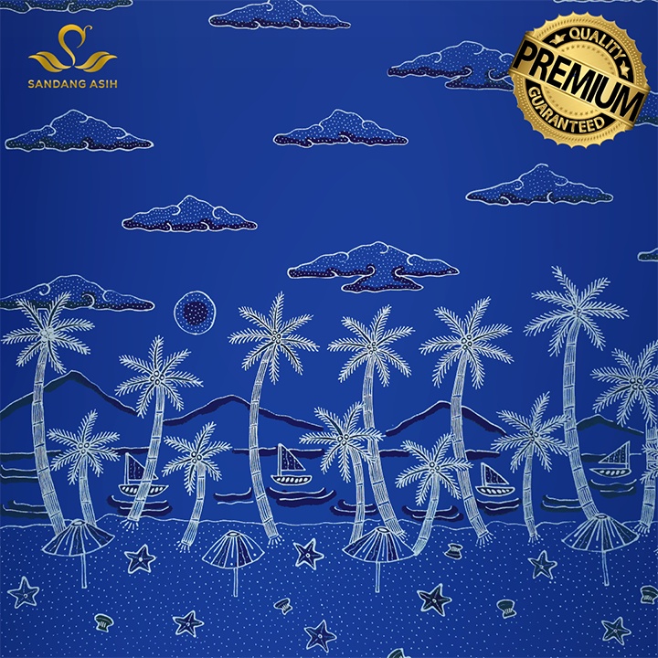 Jual Kain Batik Tulis Halus Premium 100% Handmade Motif Pesisir (Pantai ...