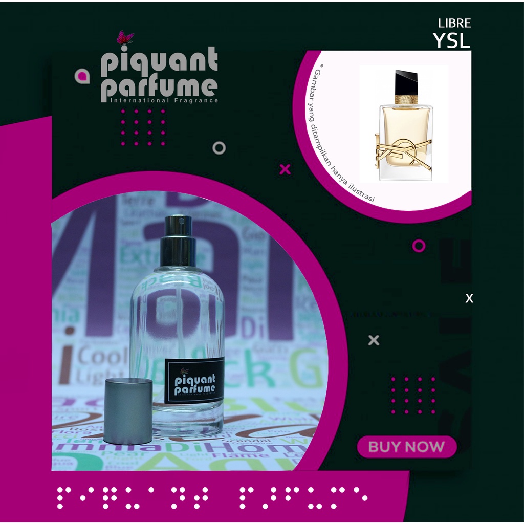 Jual PIQUANT PARFUME-YSL-LIBRE PARFUM X ORIGINAL INPARFUME | Shopee ...
