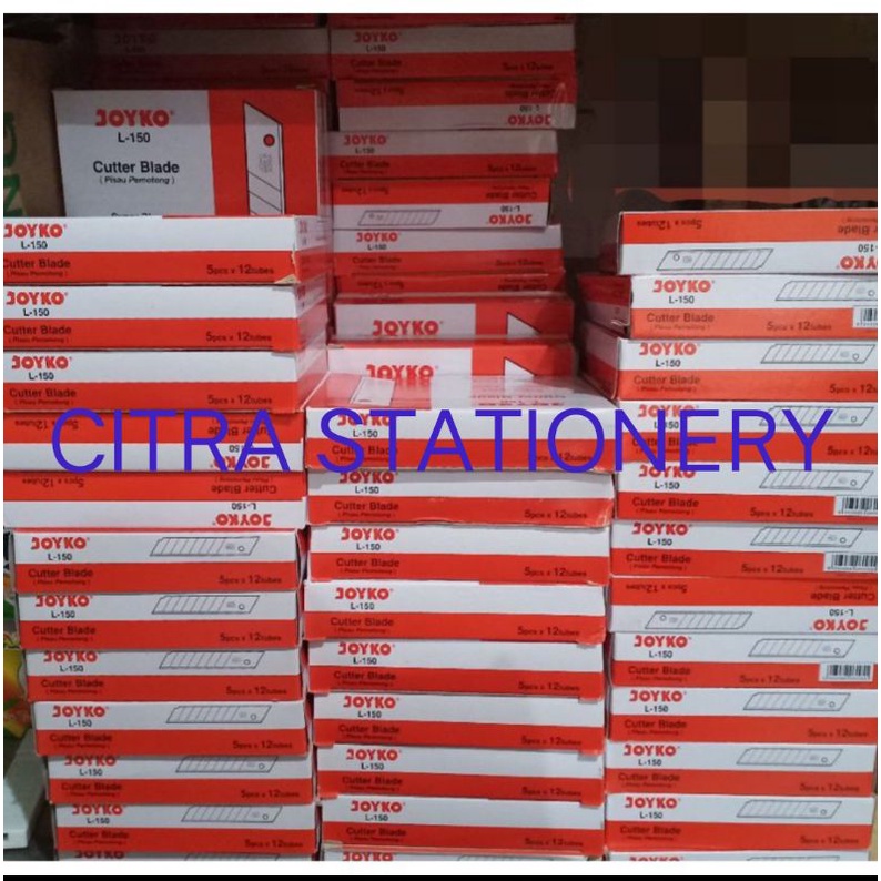 Jual Isi Cutter Besar L 150 Joyko ( Harga per pack isi 12 tube ...