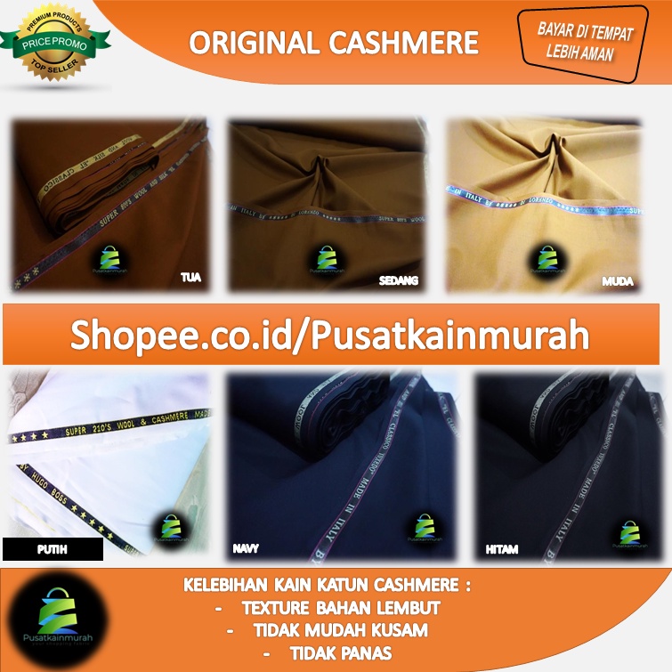 Jual DASAR KAIN KHAKI PEMDA/WOOL CASMIRE/PNS/PDH MURAH/BAHAN KAIN PEMDA ...