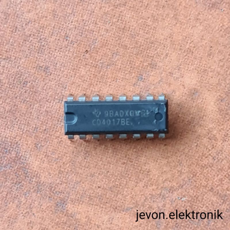 Jual IC CD4017 CD 4017 Decade Counter Divider Digital Original | Shopee ...