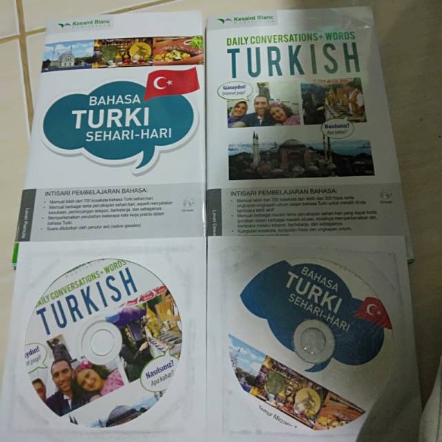 Jual Paket bahasa turki sehari hari + daily conversations words turkish ...