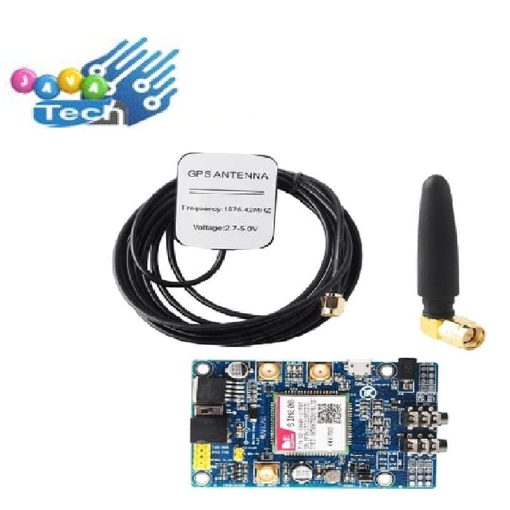 Jual SIM808 Quad Band GSM GPRS GPS Shield Module Arduino Uno Mega + Antenna | Shopee Indonesia