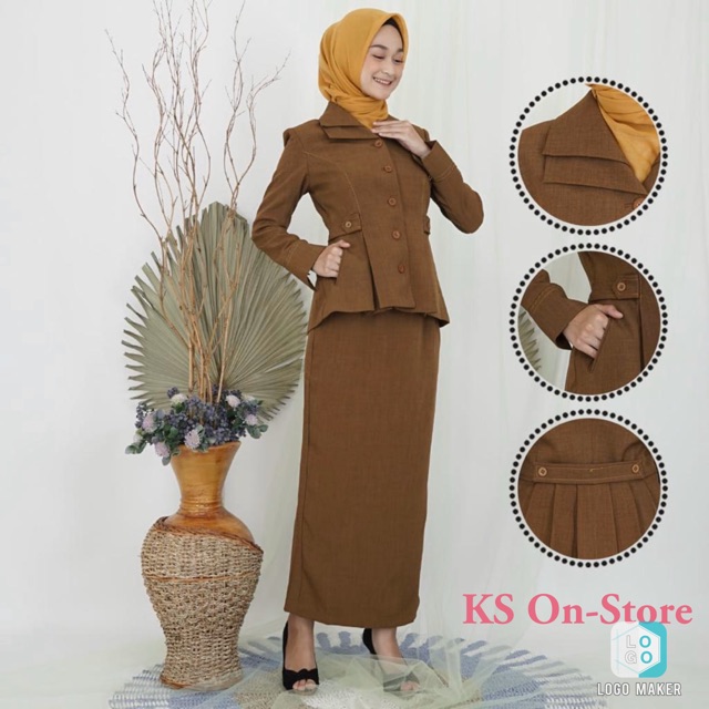 Jual Seragam Blazer PNS PDH Wanita Muslim dan Non | Shopee Indonesia