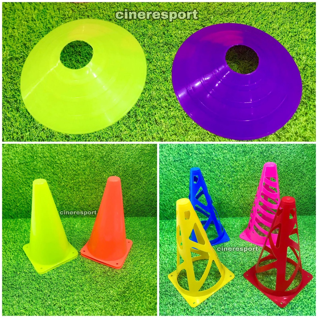 Jual Cone Kerucut & Mngkok Latihan olahraga sport bola slalom skate ...