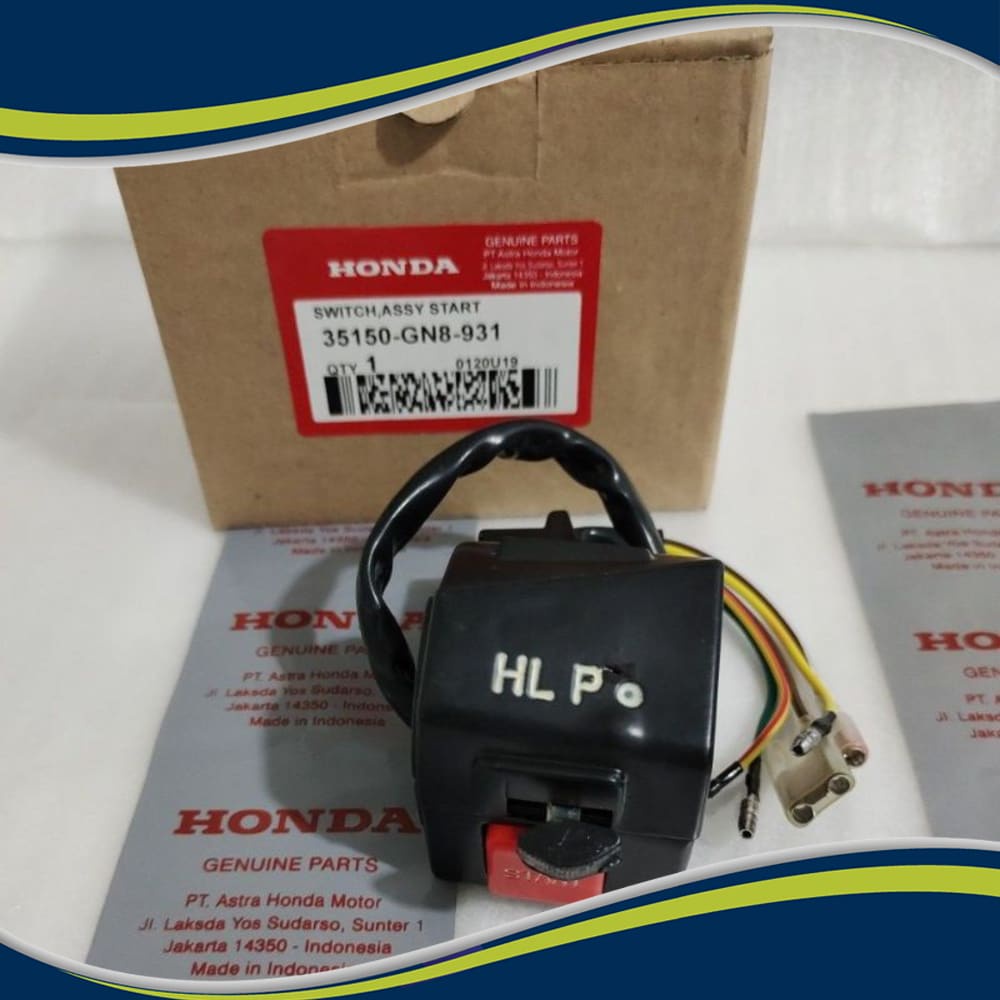 Jual Saklar Holder bagian KANAN Honda Prima - Astrea prima Original KGD 35150-GN8-931 ...