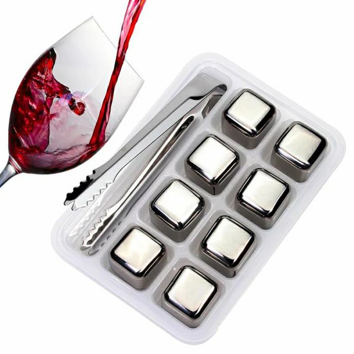 Jual Es Batu Besi Tahan Karat - Stainless Steel Ice Cube - 4 Pcs By ...