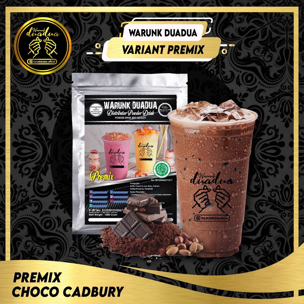 Jual CHOCO CADBURRY 1kg / Bubuk Minuman Premix Rasa Powder Drink Coklat ...