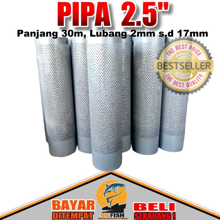 Jual PIPA PARALON PEMBUANGAN KOLAM FILTER KOLAM 2,5 INCH PANJANG 30CM ...