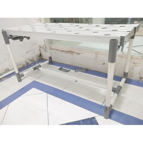 Jual Rak / Tiang Hidroponik Datar Pipa PVC 1" Untuk Gully Talang 1m ...