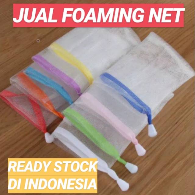 Jual (min 5 pcs) Jual Foaming Net pembuat busa untuk membersihkan wajah ...