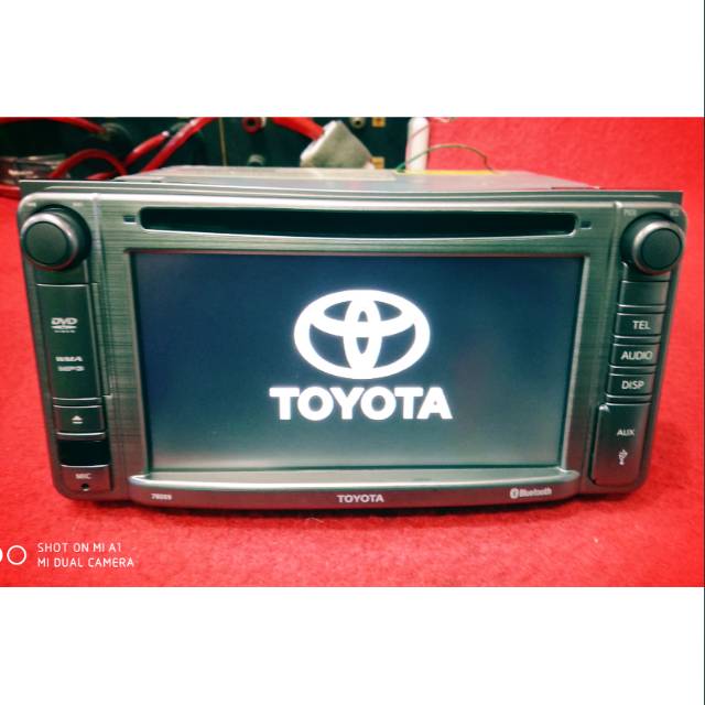 Jual Head unit Tape original double din Toyota Fortuner | Shopee Indonesia