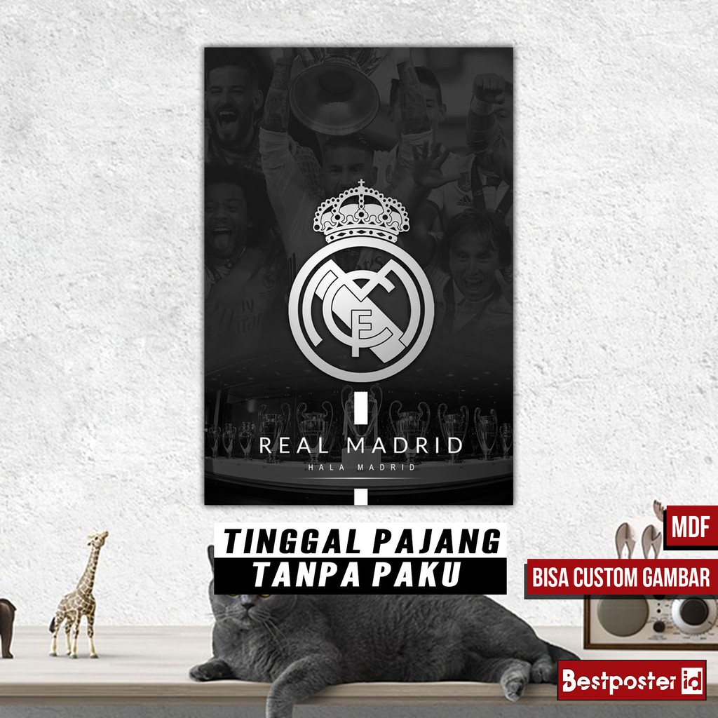 Jual Poster Dinding REAL MADRID Pop Art BOLA MDF010294 | Shopee Indonesia