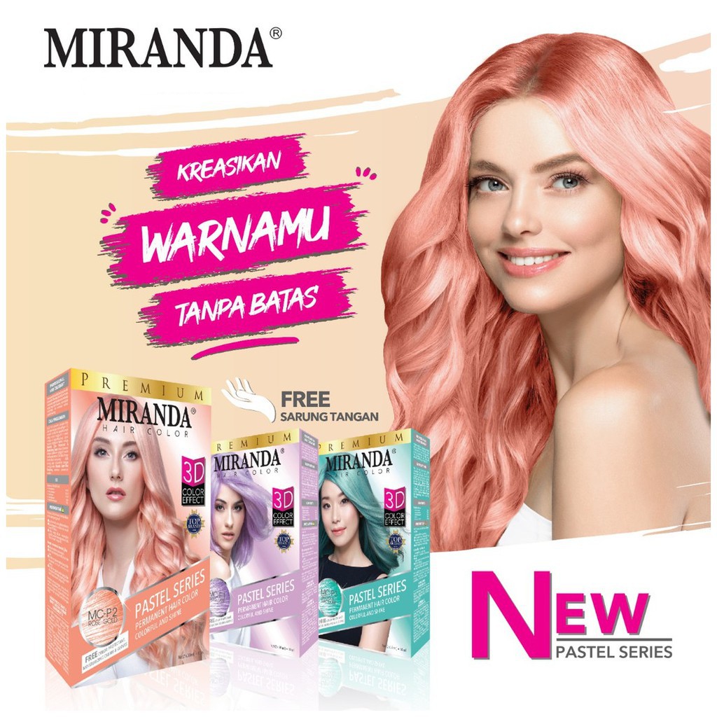 Jual Miranda pastel miranda cat rambut pastel series miranda 3D color ...