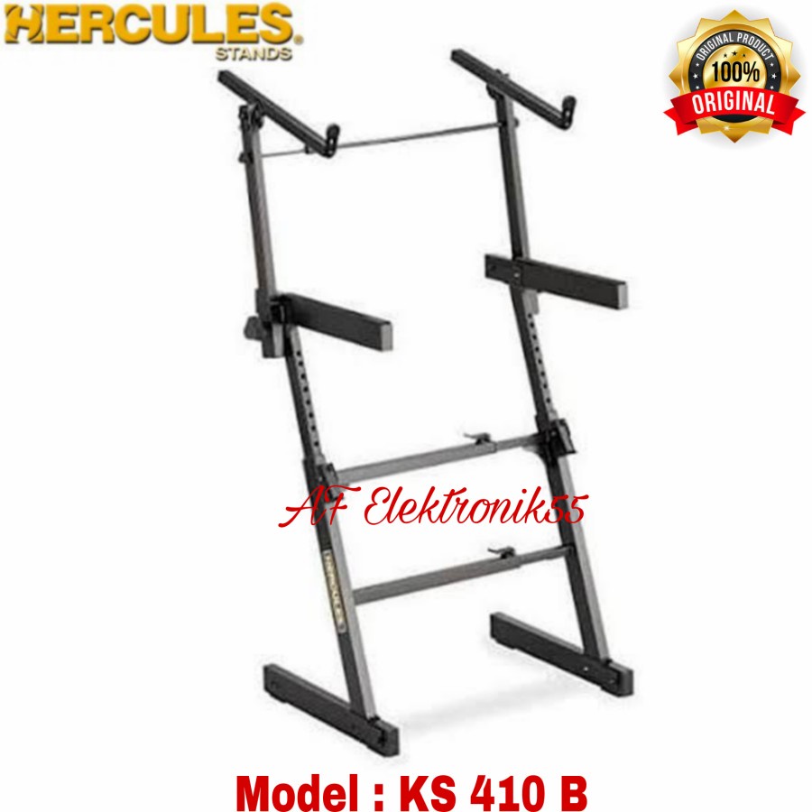 Jual Stand Keyboard Hercules KS-410 B Double Original | Shopee Indonesia