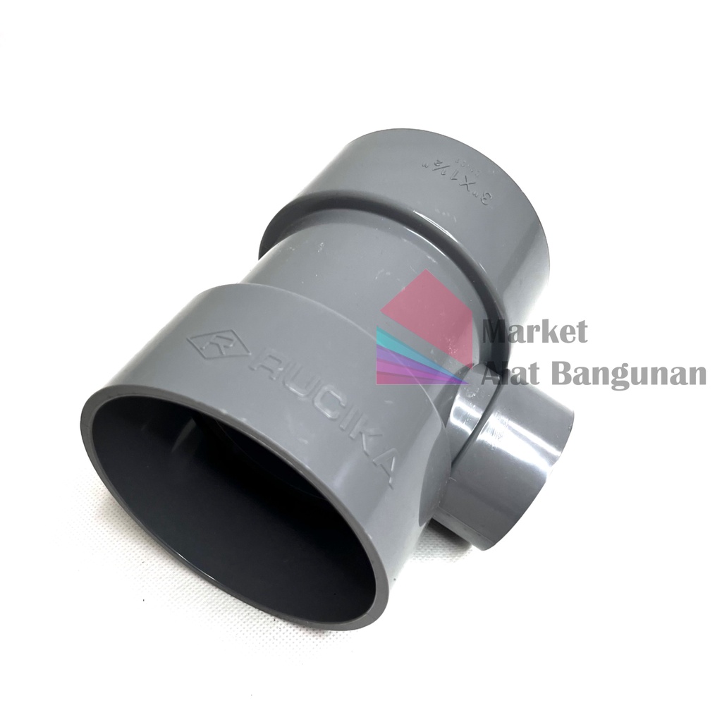 Jual Tee D 3" x 1 1/2" PVC RUCIKA / T D 3 x 1 1/2 Inci Fitting PVC ...