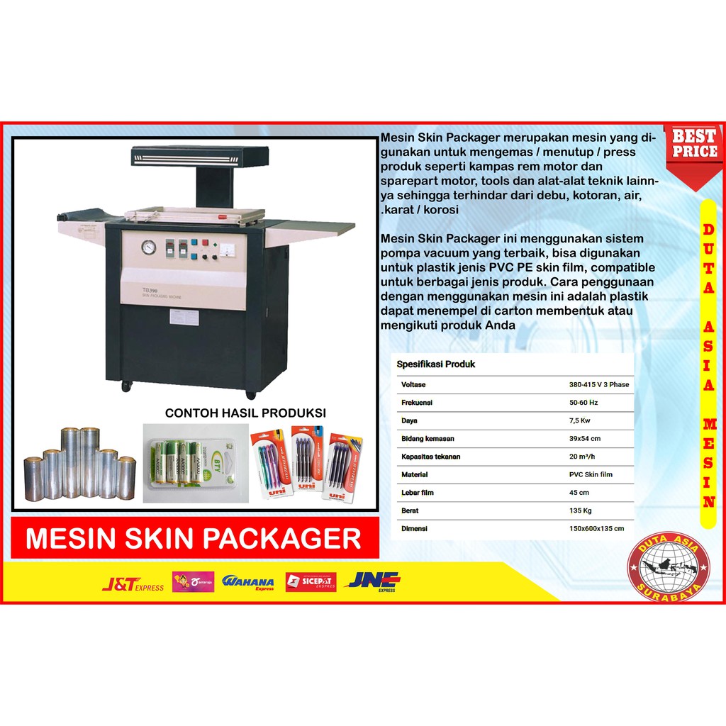 Jual MESIN SKIN PACKAGER 3PH, 380V | Shopee Indonesia