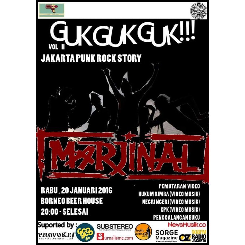 Jual Poster Pamflet Acara Underground Music Punk gigs Indonesia 3 ...