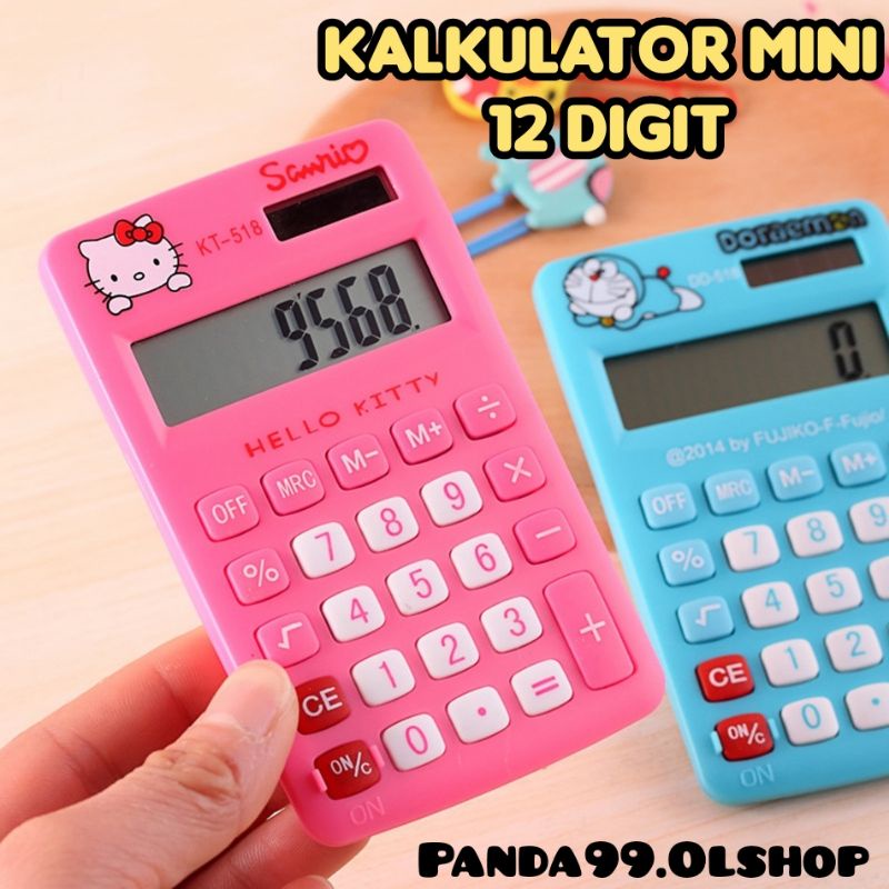 Jual Kalkulator Karakter 12 Digit Lucu Manis⭐ Panda99 ⭐ | Shopee Indonesia