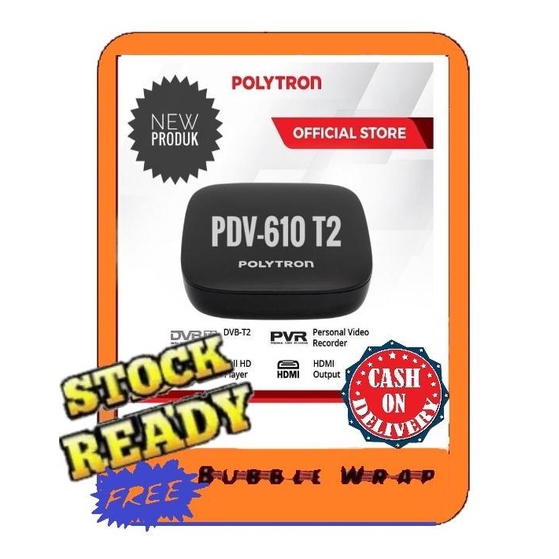 Jual Polytron Pdv-600 Set Topbox Dvb T2 Receiver Penerima Siaran Tv ...