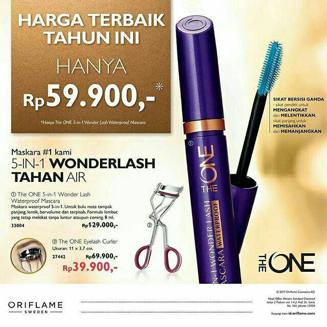 Jual Maskara Wonderlash Waterproof (Oriflame) | Shopee Indonesia
