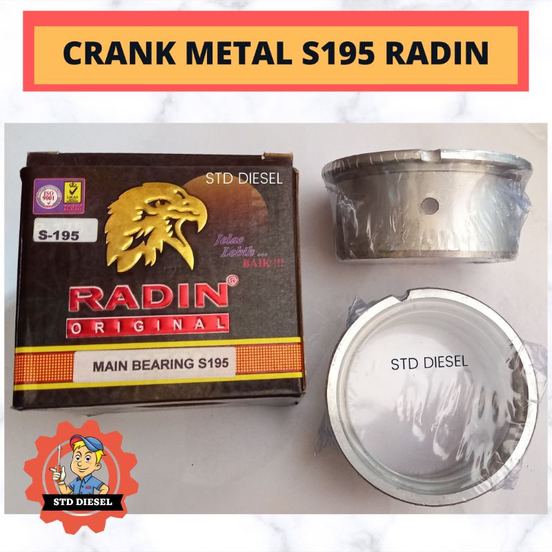 Jual CRANK METAL DUDUK S195 S1100 12 16 HP PK MERK RADIN METAL HAUSING HOSING DIESEL ENGINE ...