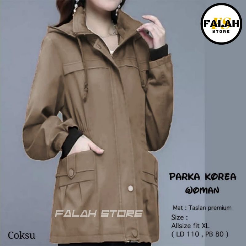 Jual Parka korea woman / jacket korean / outer cewek | Shopee Indonesia