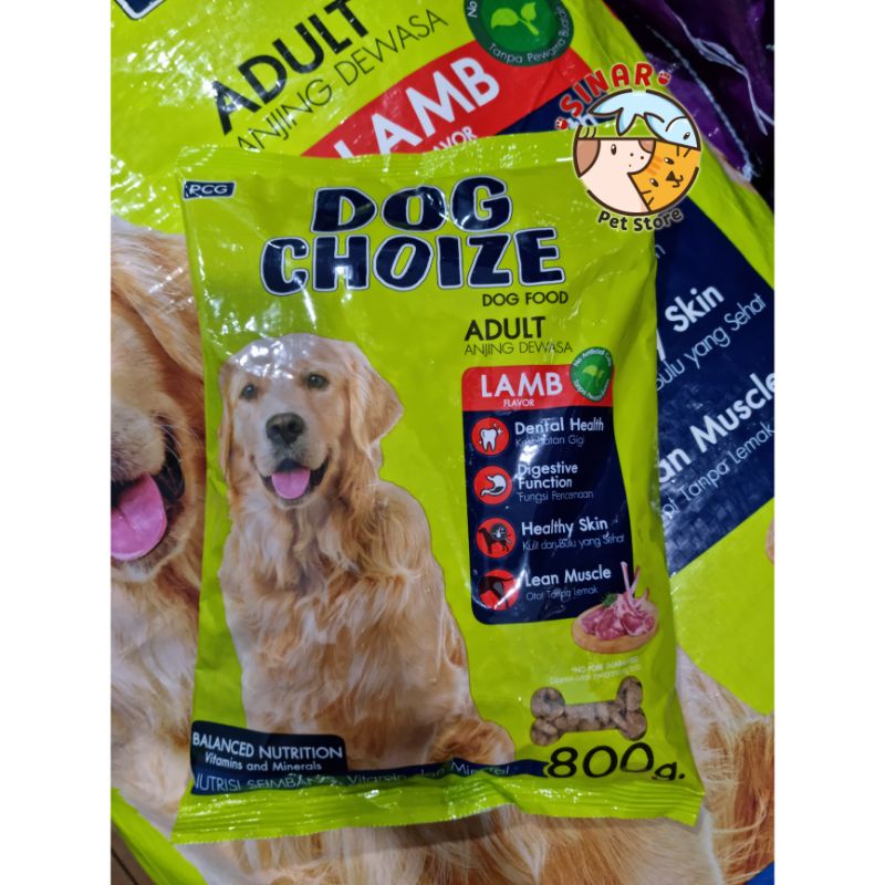 Jual Dog Choize LAMB Adult 800Gram / 800GR - Makanan anjing dewasa Dry ...