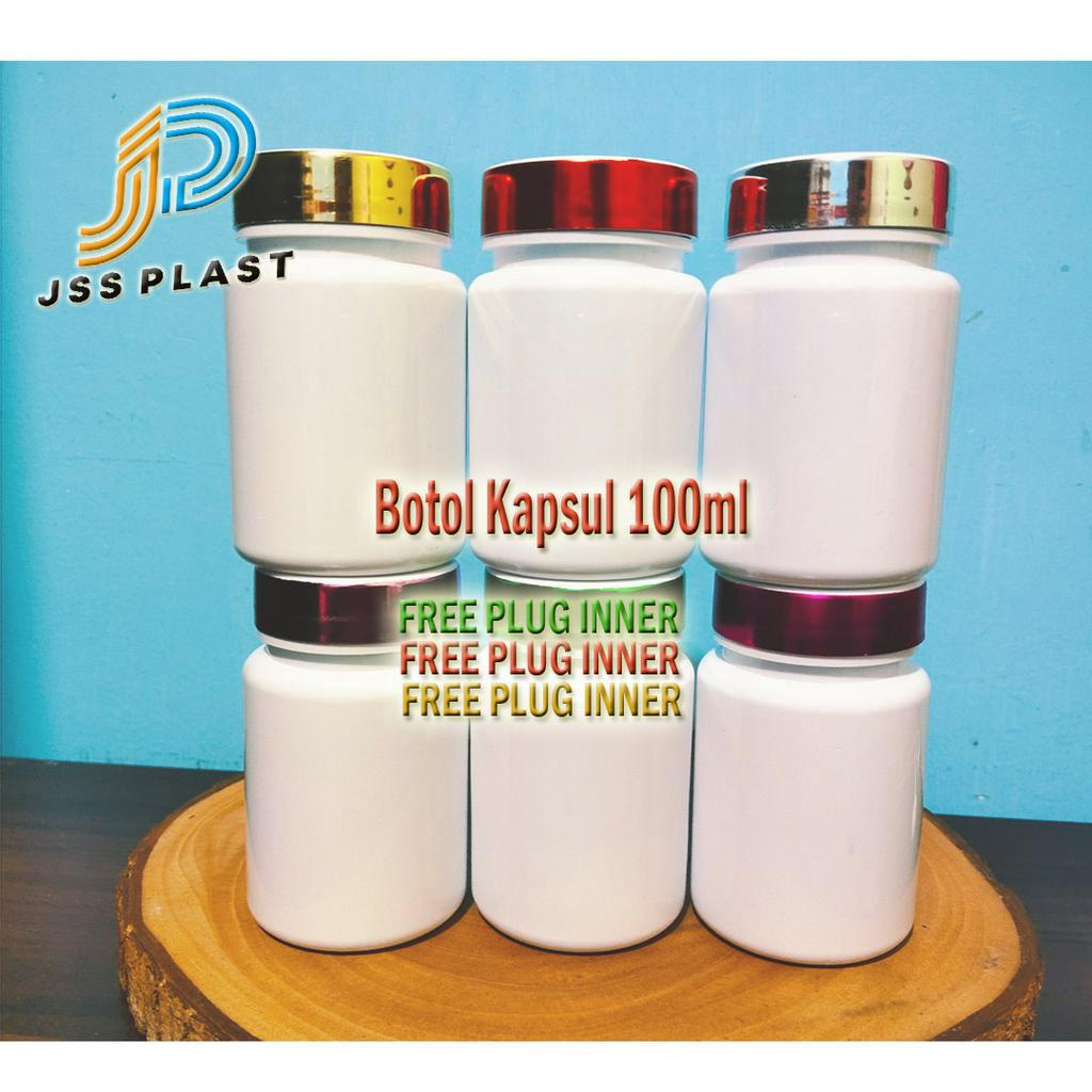 Jual Botol kapsul Isi 30-50 Kapsul 100ml I Botol kapsul 30 + Plug Inner ... Jual Botol kapsul Isi 30-50 Kapsul 100ml I Botol kapsul 30 + Plug Inner ...