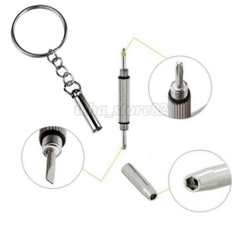 Jual Obeng kecil serbaguna Obeng 3 in 1 Obeng Plus minus dan mur mini ...