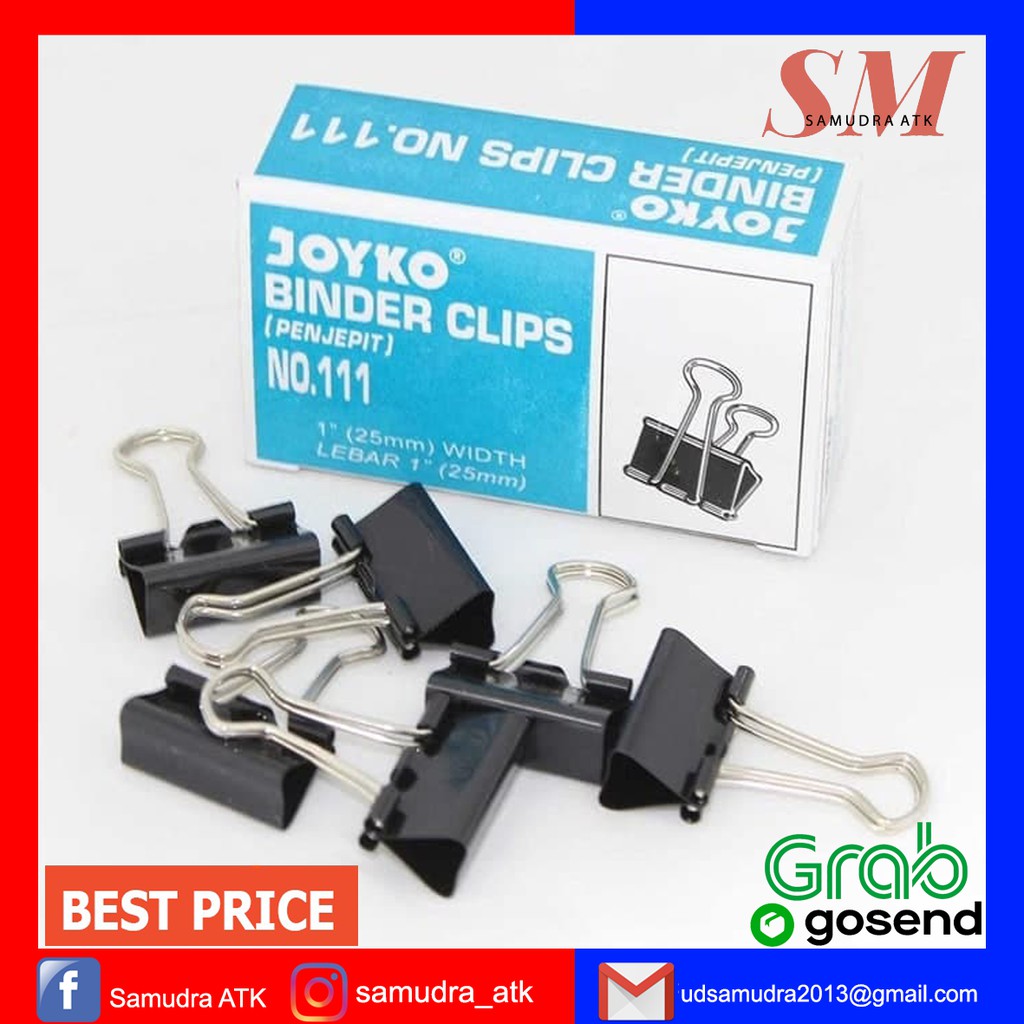 Jual BINDER CLIP 111 JOYKO Distributor ATK Lengkap - samudra.atk ...