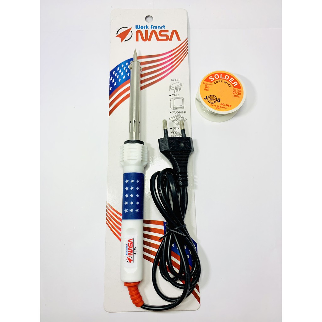 Jual PAKET TERMURAH Las Solder 40 Watt dan Timah Solder NASA bkn Tekiro ...