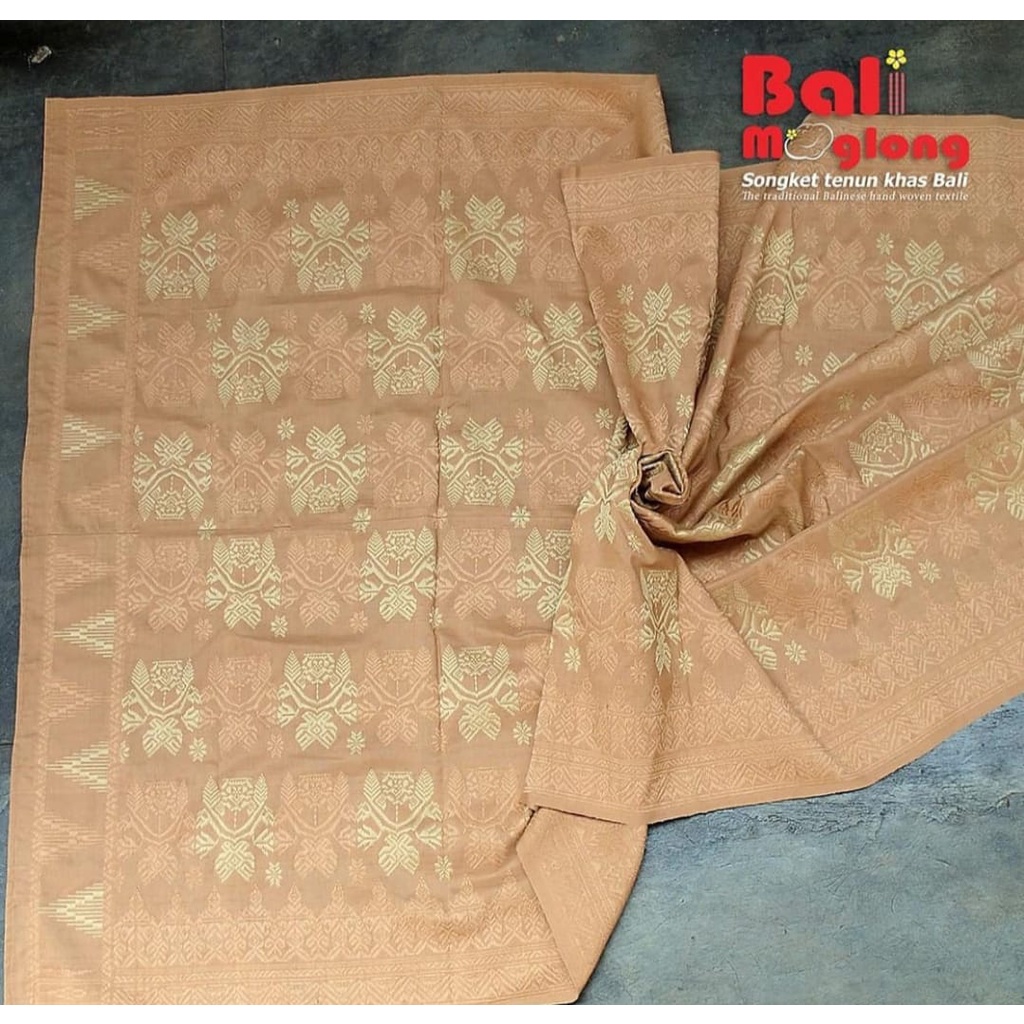 Jual BALI MOGLONG - SONGKET JEMBRANA MOTIF BUNGA TUNJUNG | Shopee Indonesia