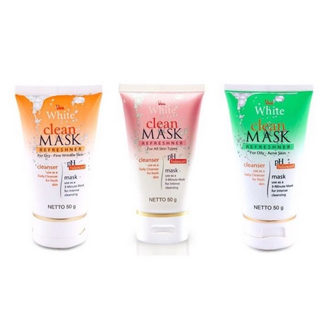 Jual VIVA WHITE CLEAN MASK 50GR | Shopee Indonesia