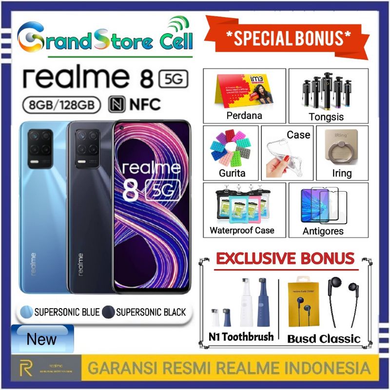 Jual REALME 8 5G | RELAME 8 4G | REALME8 PRO RAM 8/128 GB NFC GARANSI ...