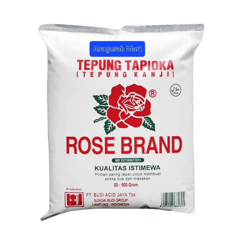 Jual Tepung Tapioka Rose Brand 500gr | Shopee Indonesia