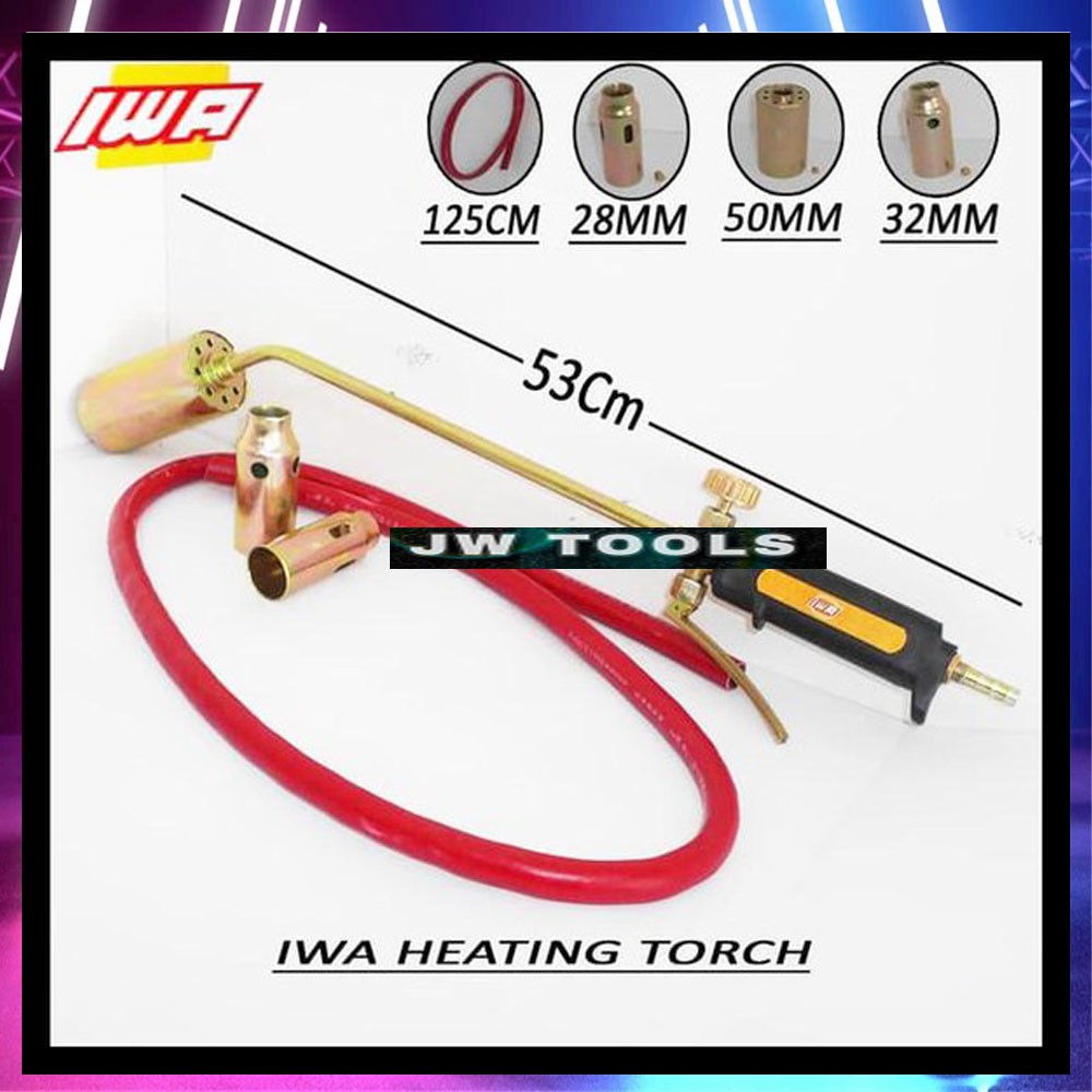 Jual IWA Alat Blender Bakar Heating Torch Lpg 40cm Free 3 Mata | Shopee ...