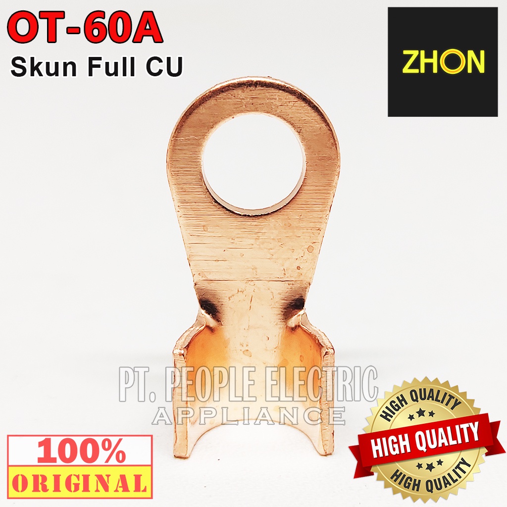 Jual Skun Copper Belah OT-60A Size baut 8.2mm Size kabel 60mm | Shopee Indonesia