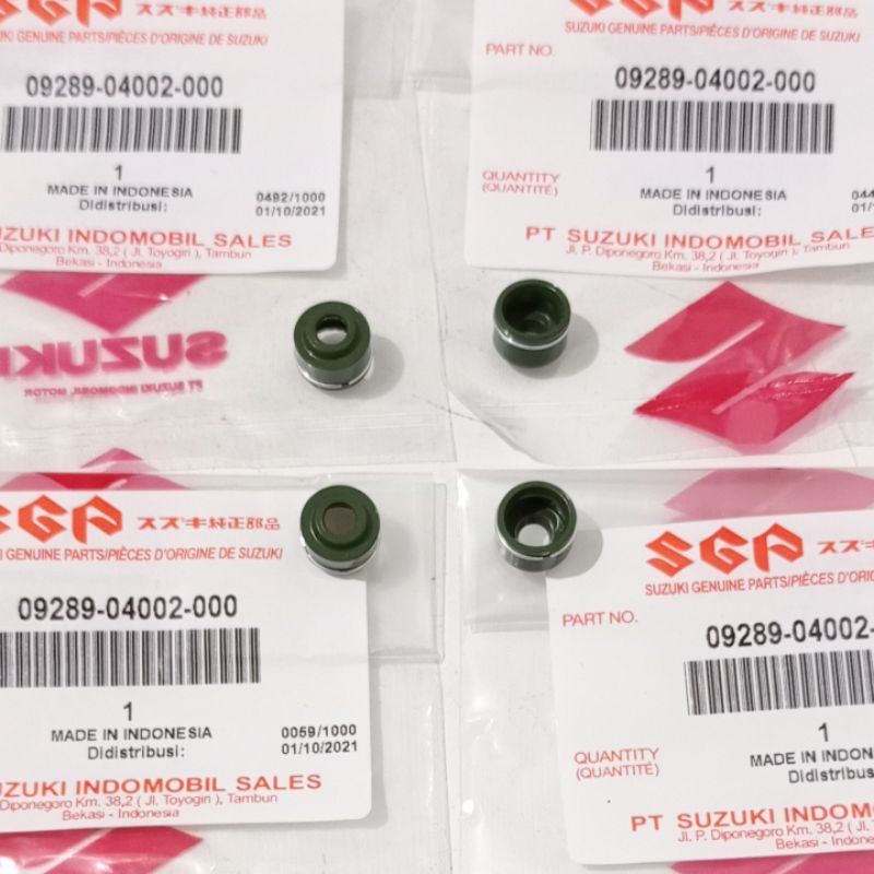 Jual Seal klep Satria Fu 150 1 set isi 4 pcs original sgp 09289-04002 ...