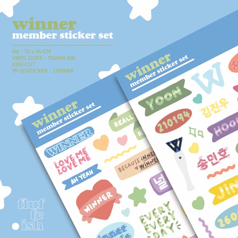 Jual WINNER Sticker Set | Shopee Indonesia
