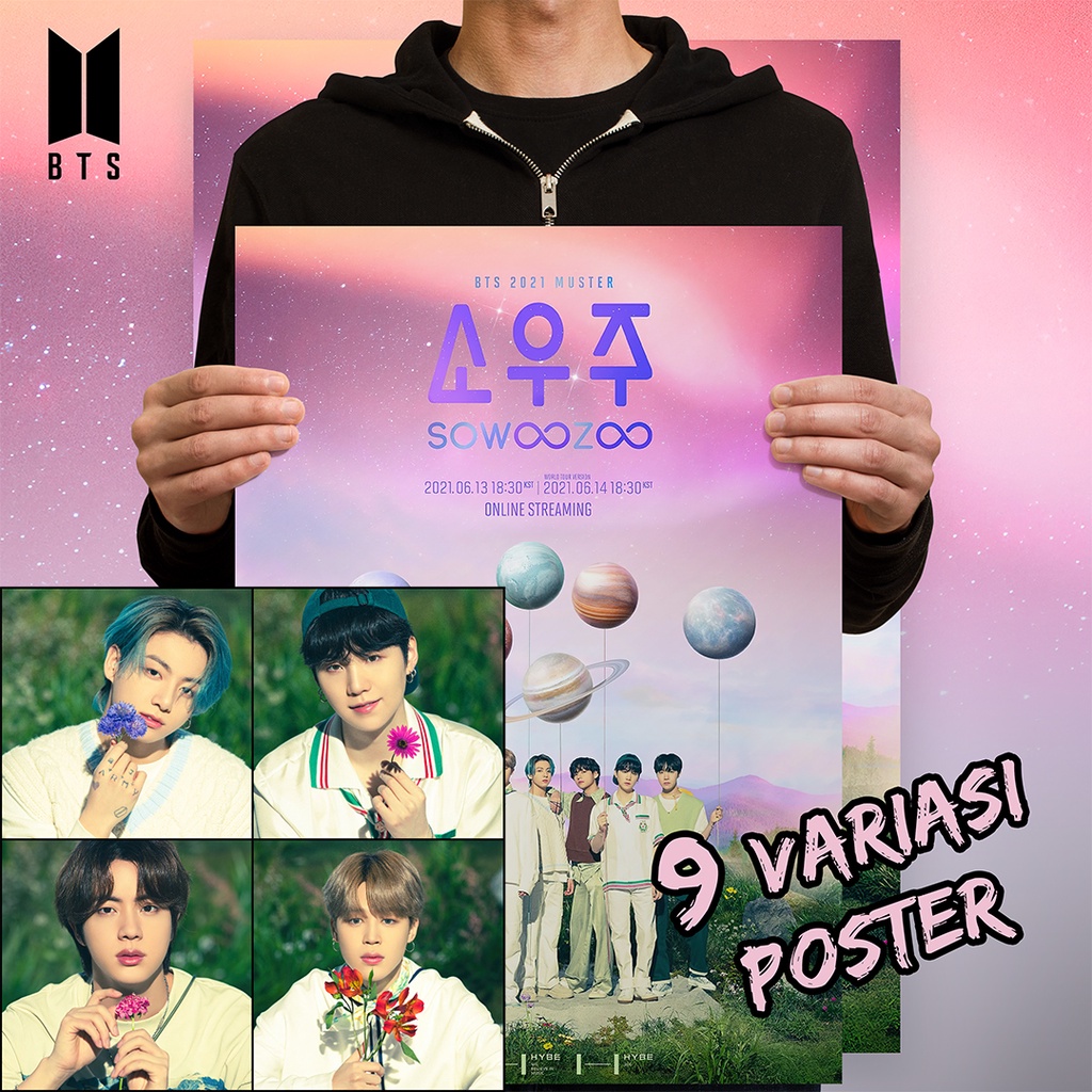 Jual Poster BTS 2021 Muster Sowoozoo Size A3+ Ultra HD | Shopee Indonesia